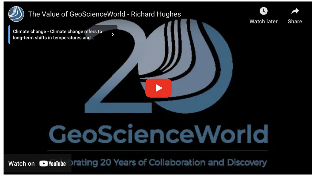 GSW 20th Anniversary - GeoScienceWorld